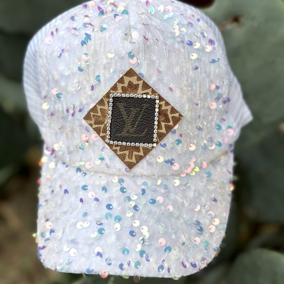 Accessories | Louis Vuitton Upcycled Reworked Ball Cap Snap Back ...